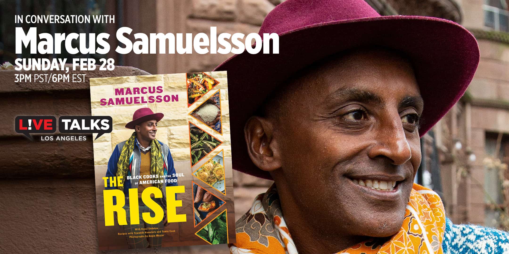 An Afternoon with Marcus Samuelsson, Feb 28 | Live Talks Los Angeles