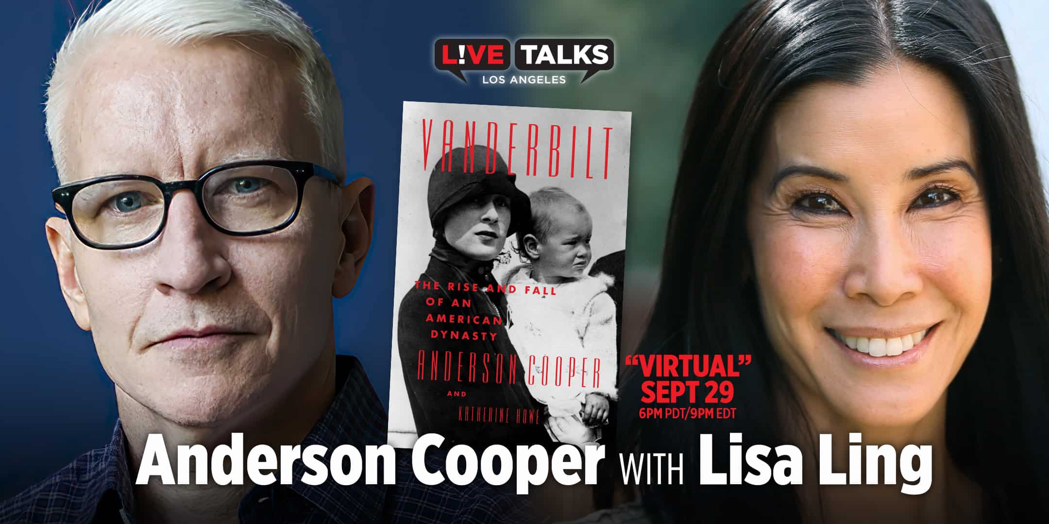 Anderson Cooper with Lisa Ling, Sep. 29 | Live Talks Los Angeles