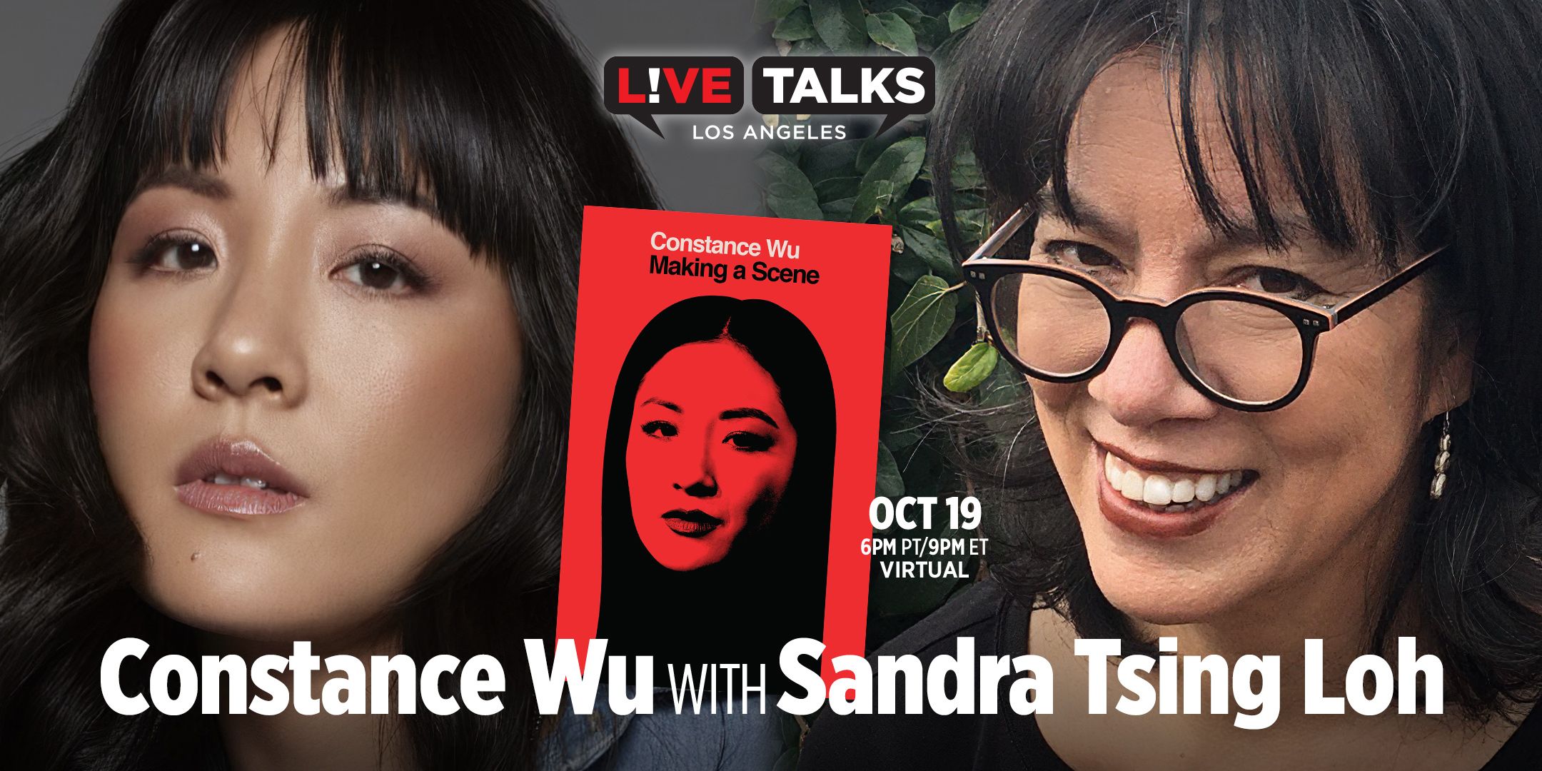 Constance Wu with Sandra Tsing Loh, Oct. 19 (Virtual) | Live Talks Los Angeles