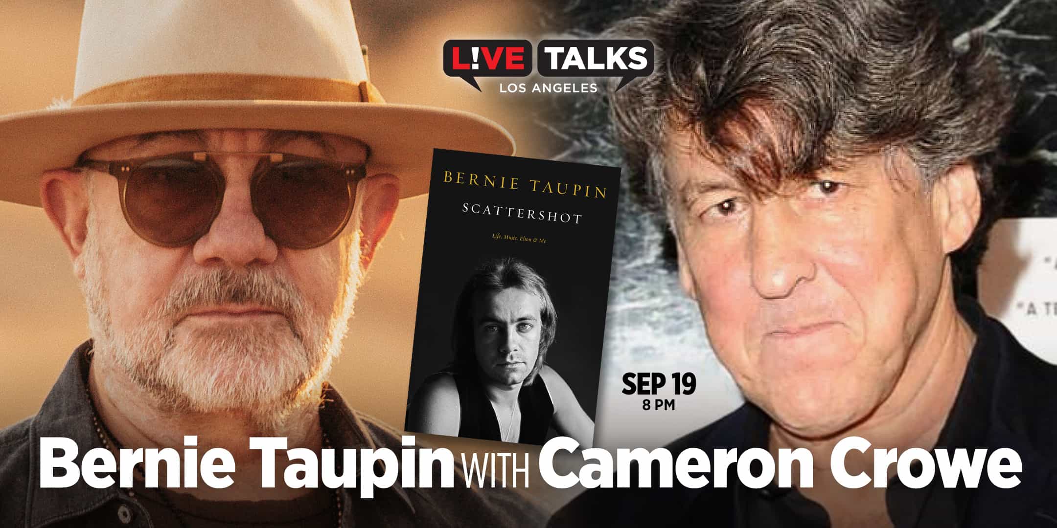 Bernie Taupin with Cameron Crowe, Sep. 19 | Live Talks Los Angeles