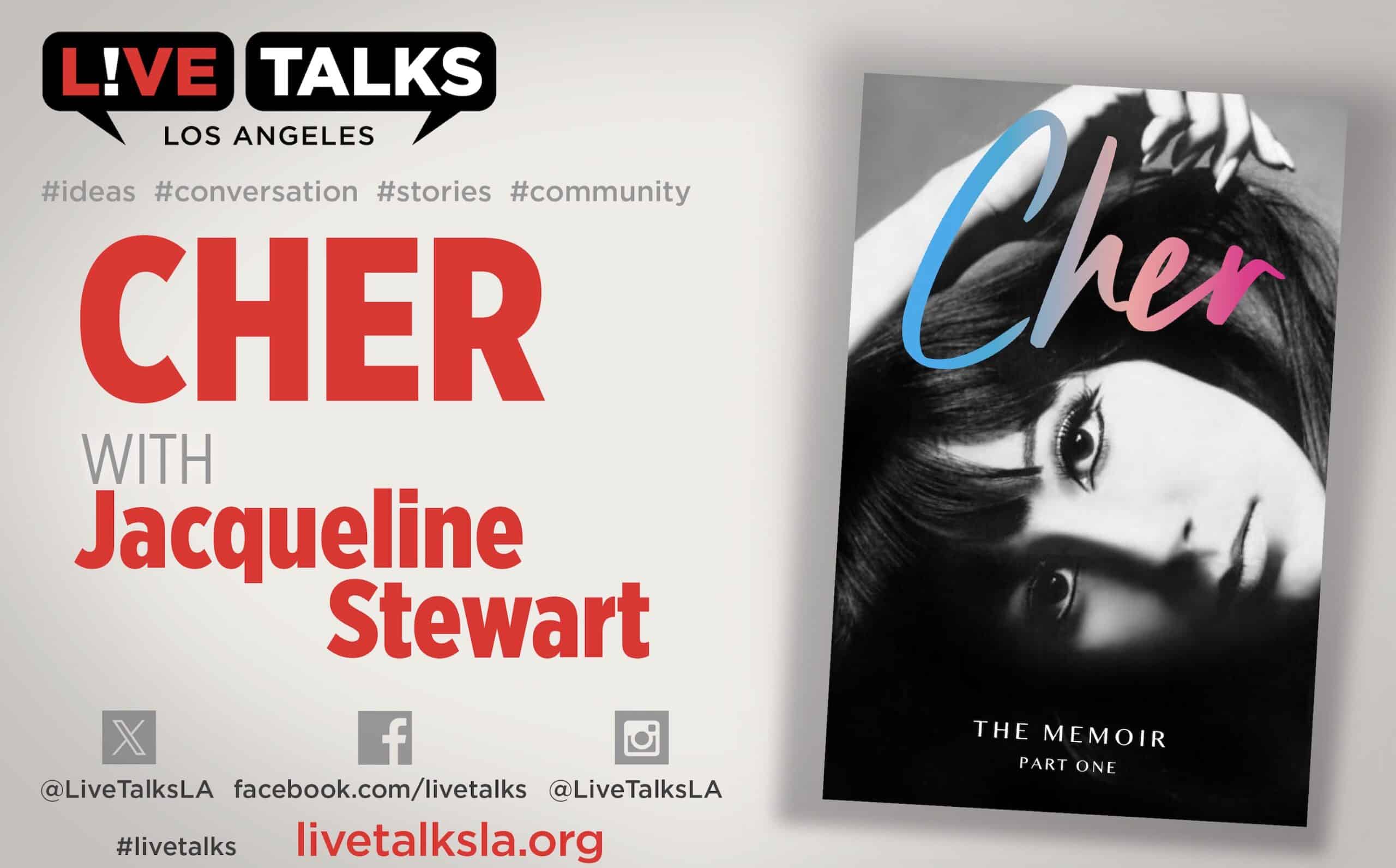 Cher with Jacqueline Stewart (virtual event), Dec. 9 | Live Talks Los Angeles