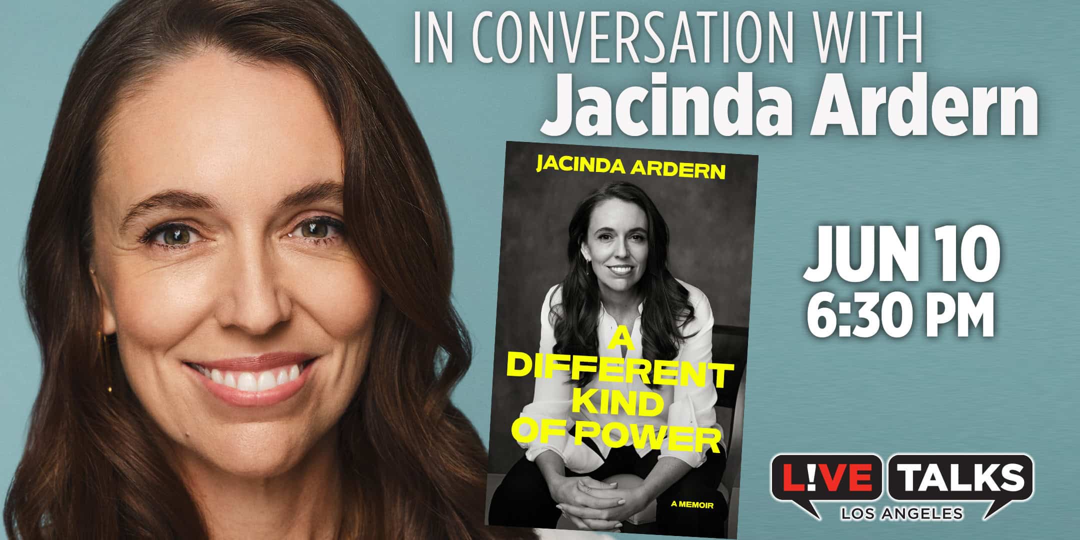 Jacinda Ardern, June 10 | Live Talks Los Angeles