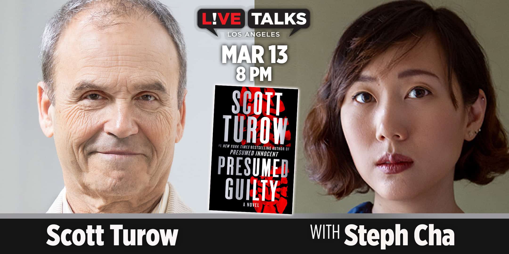 Scott Turow with Steph Cha, March 13 | Live Talks Los Angeles