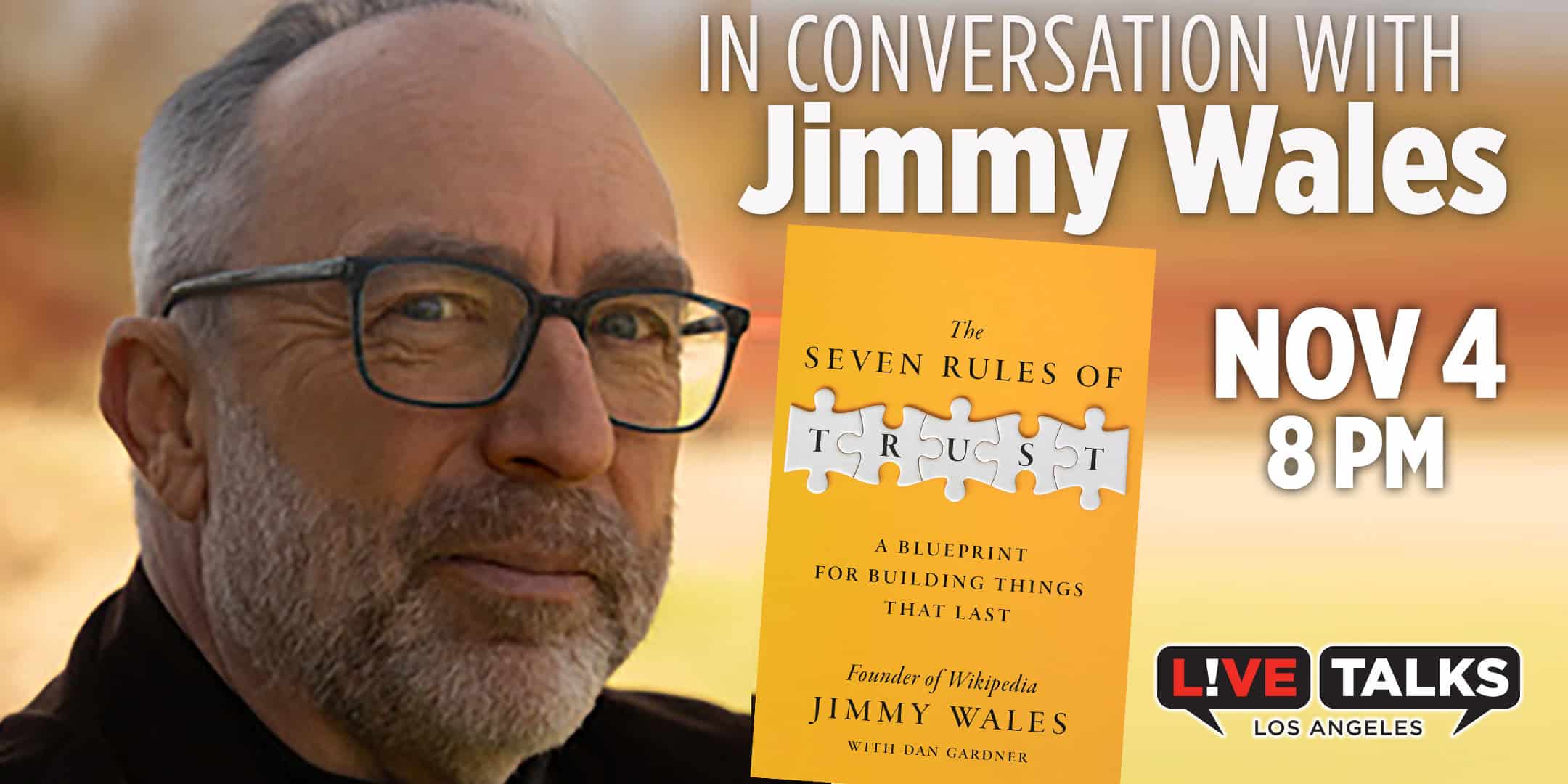 Jimmy Wales with Bobby Allyn, Nov. 4 | Live Talks Los Angeles